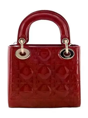 Dior Lady Chain Bag - Red
