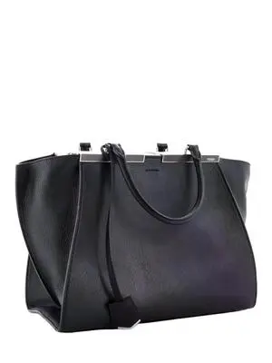 Fendi 3 Jours Leather Satchel - Black