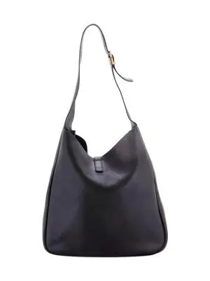 Saint Laurent Le 5 À 7 Supple Leather Large Hobo Bag - Black