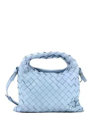 Bottega Veneta Bottega Veneta Intrecciato Nappa Mini Satchel Blue