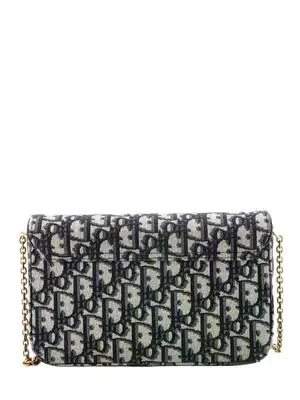 Dior Saddle Chain Clutch Bag - Blue
