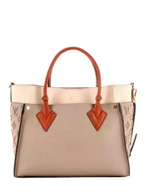 LOUIS VUITTON On My Side Monogram Tuffetage Leather Mm Tote Bag - Neutrals