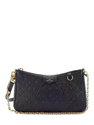 LOUIS VUITTON Louis Vuitton Easy Pouch On Strap Bag Black