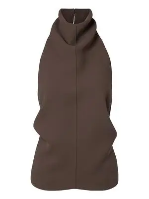 Khaite Rone Halterneck Top - Grey
