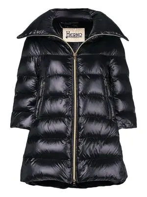 Herno Cleofe Midi Down Jacket - Black