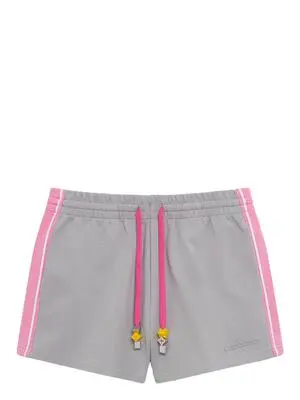 CASABLANCA Casablanca Paris Grey Stripe Pima Cotton Jersey Shorts