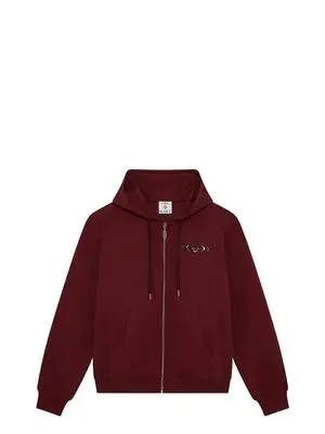Casablanca Pebble Warped Logo Zip-up Hoodie - Multicolor
