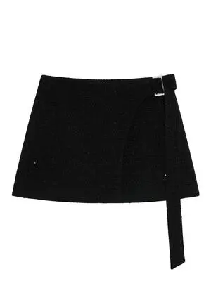 CASABLANCA Casablanca Paris Black Sequin Tweed Mini Skirt