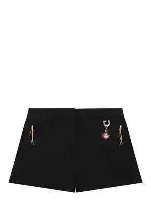 Casablanca Tailored Mini Shorts - Multicolor