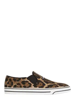 Dolce & Gabbana Leo- Canvas Dg Sailing Sneakers - Print