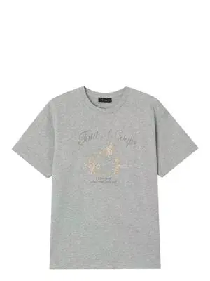 TOUT A COUP Graphic Print T-shirt - Grey