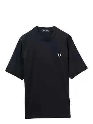Fred Perry Logo-embroidered T-shirt - Blue