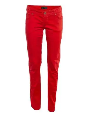 ARMANI Slim-fit Trousers - Red