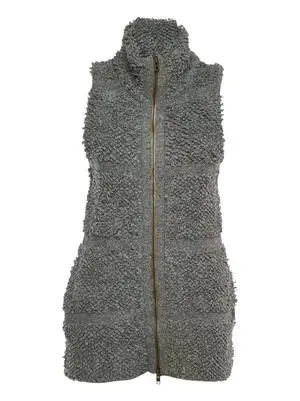 Stella McCartney Sleeveless Zip-up Cardigan - Grey