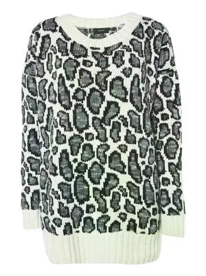 JOSEPH Leopard-pattern Knit Sweater - White