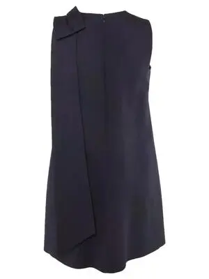 Valentino Garavani Sleeveless Round Neck Mini Dress - Blue