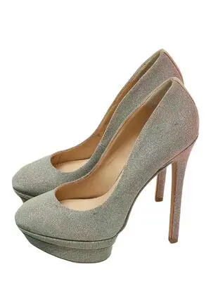 Brian Atwood Holographic Platform Pumps - Multicolour