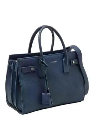 Saint Laurent Baby Sac De Jour Tote Bag - Blue