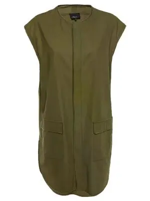 3.1 Phillip Lim Crew Neck Tunic Mini Dress - Green