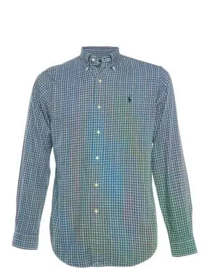 Polo Ralph Lauren Classic Fit Checked Shirt - Blue