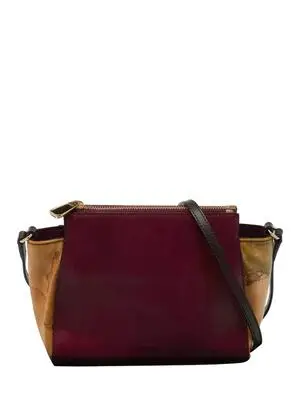 ALVIERO MARTINI 1° CLASSE Geo Print Crossbody Bag - Red