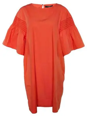 Max Mara Short Sleeve Dress - Orange