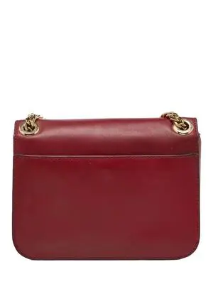 Michael Kors Sloan Leather Shoulder Bag - Red