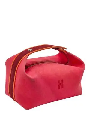 Hermès Bride-à-brac Canvas Pouch - Red