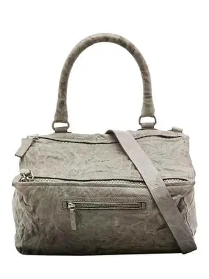 Givenchy Pandora Box Leather Handbag - Grey