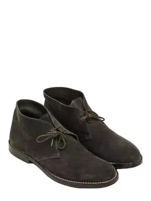 Bottega Veneta Suede Derby Boots - Grey
