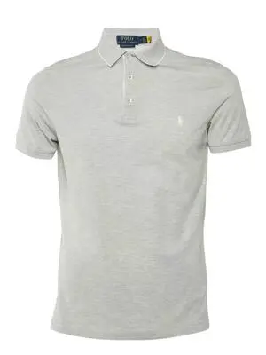 Polo Ralph Lauren Custom Slim Fit Jersey Polo Shirt - Grey