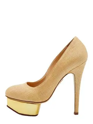 CHARLOTTE OLYMPIA Dolly Platform Pumps - Neutrals