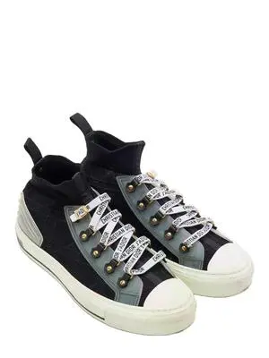 Dior Walk'n' Cannage Technical Fabric Sneakers - Black