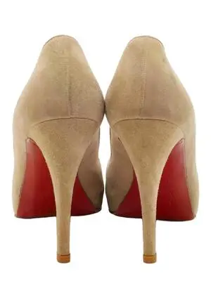 CHRISTIAN LOUBOUTIN Prive Crystal Embellished Pumps - Neutrals