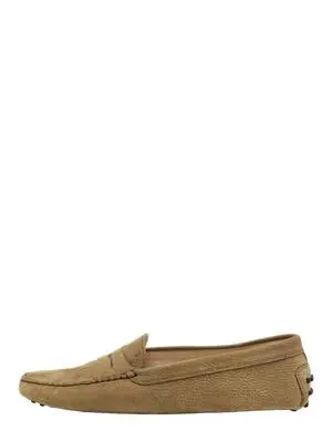 TOD'S Tod's Vintage Gommino Nubuck Loafers Neutrals