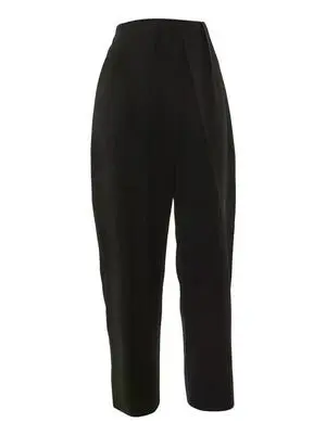 Balenciaga Crepe Trousers - Black