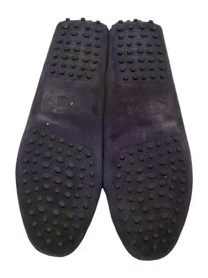TOD'S Gommino Nubuck Loafers - Blue