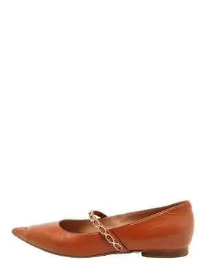 MALONE SOULIERS Virna Chain Ballet Flats - Brown