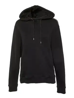 Rabanne Cotton Long-sleeve Hoodie - Black