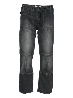 Moschino Butterfly Detail Jeans - Grey