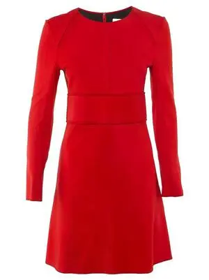 Chloé Panel Mini Dress - Red