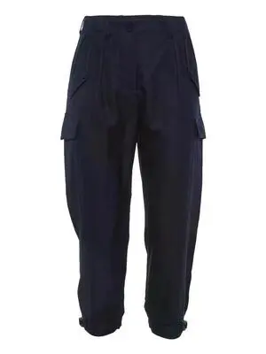 Stella McCartney Belted Cargo Pants - Blue