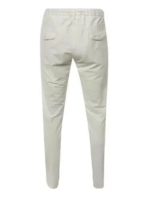 Eleventy Slim Fit Drawstring Waist Trousers - Neutrals