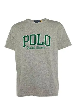 Polo Ralph Lauren Classic-fit Logo-embroidered T-shirt - Grey