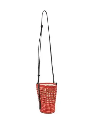 LOEWE LOEWE Braided Woven Clutch Bag