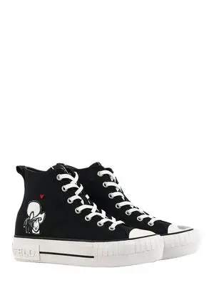 Karl Lagerfeld Kampus Max High-top Sneakers - Black