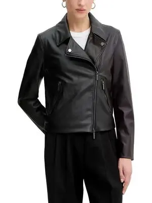 Armani Exchange Asymmetrical Zip Jacket - Black