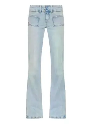 DIESEL® D-hush Patch-pocket Jeans - Blue