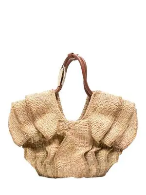 Zimmermann Small Golden Time Tote Bag - Neutrals