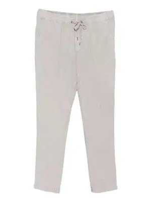 JAMES PERSE Linen Drawstring Trousers - Grey
